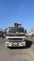 China 38m Red Used Putzmeister Mercedes Benz Chassis Concrete Pump Truck for Construction for sale