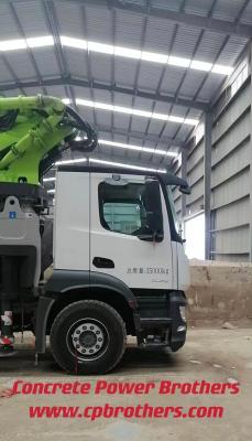 China 180m 178 Productivity Structure Cylinder Type 2020 Zoomlion 52m Concrete Pump on Benz for sale