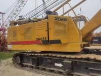 China Maximum Lifting Weight 16t Used 2013 Xg 55 Tons Hook Two Cranes Truck Crane Equipment for sale