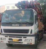 China Semi-Dry Shotcrete Structure Cylinder Type 2012 Suny 46m Truck Pump on Isuz for sale