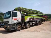 China Hydraulic Machining Process Used Zoomlion 56m Concrete Pump Truck with Benz Chassis for sale