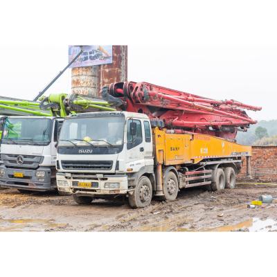 China 2018 Sy 52m Concrete Mounted Pump Truck on Isuz Chassis with 2.6mm Vibrating Amplitude for sale