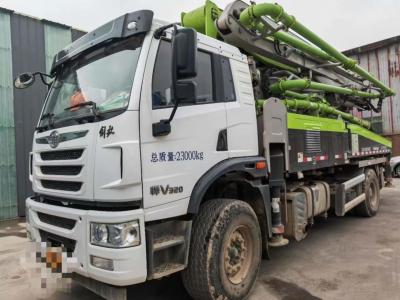 China Zoomlion 38m Used Concrete Pump Truck for Construction Machinery Feeding Height 1540 for sale