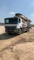 China Semi-Dry Shotcrete Type Used Concrete Pump Truck 47m in Construction Machinery 44000kgs for sale