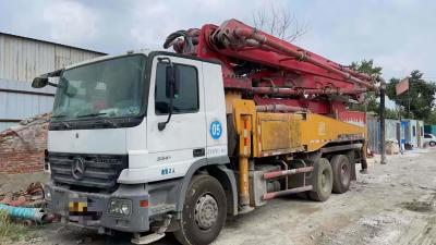 China Sy 2010 Bz Truck Concrete Boom Pump Used Heavy Equipment with 1400mm Feeding Height for sale