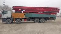 China 2019 Used Heavy Equipment 56m Concrete Pump Truck Semi-Dry Shotcrete Spare Parts Avaliable for sale