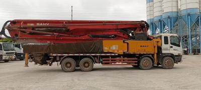 China Zoomlion Putzmeister 52m Concrete Boom Pump Truck 44000kgs Cylinder Type Structure for sale