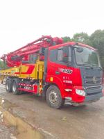 China 47m Concrete Pump Truck 2021 Year Used Concrete Boom Pump for Smooth Concrete Pouring for sale