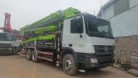 China Semi-Dry Shotcrete Type 33000kgs Benz 2013 Zoomlion 47m Used Concrete Boom Pump Truck for sale