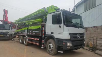 China Semi-Dry Shotcrete Type 33000kgs Benz 2013 Zoomlion 47m Used Concrete Boom Pump Truck for sale