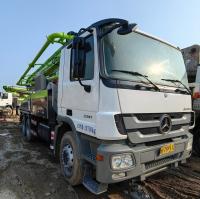 China Semi-Dry Shotcrete Type 2015 Zoomlion 38m Hydraulic Machining Process Concrete Pump Truck for sale