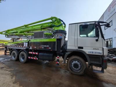 China Renovated Zoomlion 38m Concrete Pump on Used Truck Mounted Concrete Placing Boom for sale