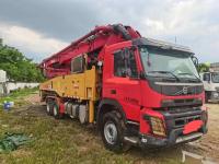 China 2019 Sanys 49m Truck Pump on Volvos Chassis with Hydraulic Machining Process in Green for sale