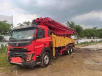 China 2019 Sanys 49m Truck Pump on Volvos Chassis with Hydraulic Machining Process in Green for sale