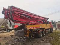 China 2019 Sanys 49m Truck Pump on Volvos Chassis with Hydraulic Machining Process in Green for sale