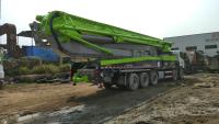 China 63m Concrete Pump Truck Renovated in 2014 Zoomlion ZLJ5330THBK Model for sale
