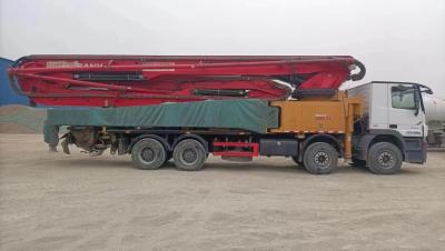 China Truck Mounted Concrete Pump 56m Benz Concrete Placing Boom Used for Concrete Equipment for sale