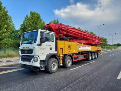 China 75m Semi-Dry Shotcrete Pump Truck with Cylinder Type Structure Directly Delivered for sale