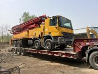 China 2006 Putzmeister 46m Concrete Placing Boom Pumping Machine Truck Mounted Concrete Pump for sale