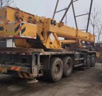 China Xg 50ton Truck Crane Site Construction Equipment with Five-Arm Crane Jib and in Yellow for sale