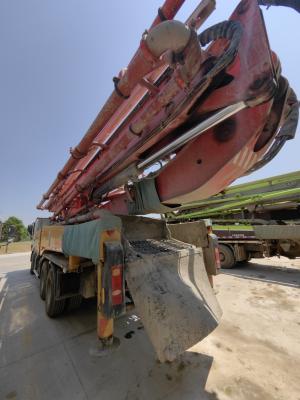 China Semi-Dry Shotcrete Concrete Pump Truck 49m Used Heavy Equipment Mercedes Benz Truck for sale
