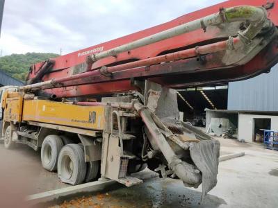 China 2010 Putzmeister 42m Concrete Pump Orange Concrete Mixer Batching Plant Without Truck for sale