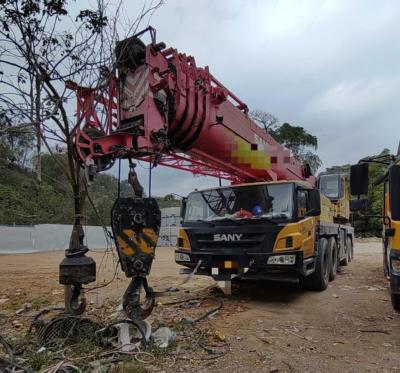 China 80 Ton Mobile Crane for Construction Equipment from Sy Heavy Industry in Yellow and Red for sale