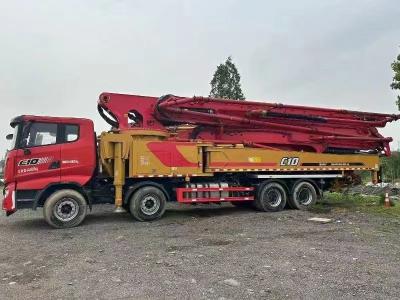 China Good Origional Condition 95% Semi-Dry Shotcrete Type 62m Concrete Pump Batching Plant for sale