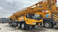 China 55ton Truck Crane Heavy Equipment Mobile Crane Maximum Lifting Weight 16t Shaft Number 4 for sale