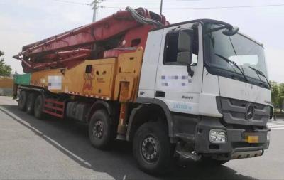 China Semi-Dry Shotcrete Type 62m Concrete Boom Pump Truck with Mercedes Benz Chassis 2012 for sale