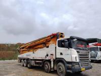 China Semi-Dry Shotcrete Type Zoomlion 60m Concrete Pump Truck for Construction Equipment for sale