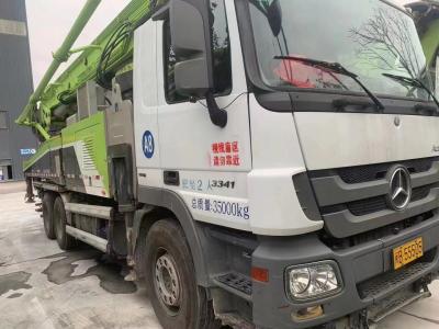 China 2020 Zoomlion 52m Concrete Pump on Benz Directly Sale in EXW with Feeding Height of 1400mm for sale