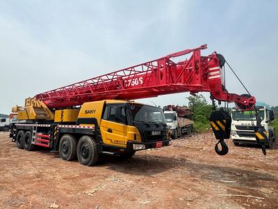 China 75 Tons of Mobile Truck Crane Any Refurbished Shaft Number 4 and with After-sales Service for sale