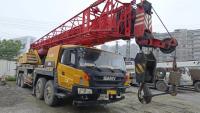 China 2016 Sy Mobile Truck Crane Yellow and Red Maximum Lifting Weight 16t 50 Ton Capacity for sale
