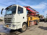 China 25m Truck Mounted Pump Used Concrete Mixing Plant with Semi-Dry Shotcrete Type in 2011 for sale