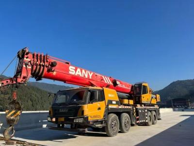 China Sany Hydraulic 75 Ton Mobile Crane Folding Type With Maximum 40m Lifting Height for sale