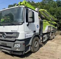 China Zoomlion 2020 Green 52m Concrete Pump Concrete Mixer Pump on Benz 6*4 Truck for Market for sale
