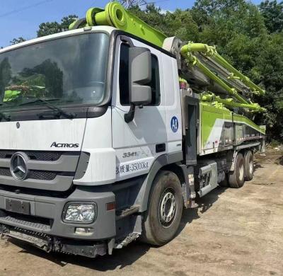 China Zoomlion 2020 Green 52m Concrete Pump Concrete Mixer Pump on Benz 6*4 Truck for Market for sale