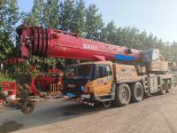 China Yellow And Red 130T Portable Truck Crane 17 Years Sany For Heavy Industry for sale