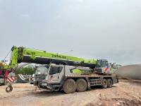 China Five Arms Green Used Boom Truck Crane Professional With High Efficiency for sale