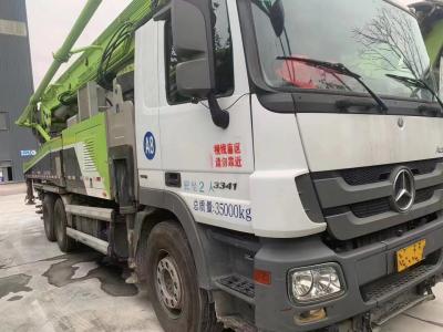 China Used Zoomlion 52m Concrete Pump Truck with Semi-Dry Shotcrete Type in Good Condition for sale