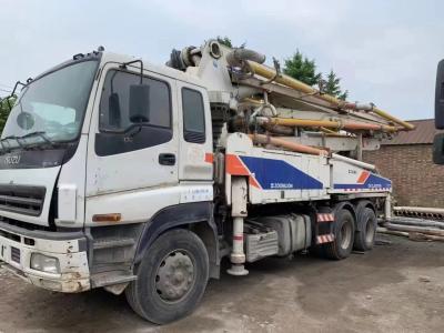 China 28000kgs ZLJ297THB Zoomlion 38m Used Concrete Pump Truck Good Condition Concrete Boom Pump for sale