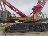 China SY Heavy Industry 300 Ton Crawler Crane 2010 Model with 60m Hoisting Height and 12×2.99×3.98m Dimensions for sale