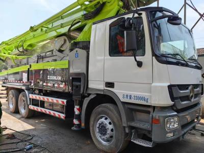 China ZLJ5339THB Semi-Dry Shotcrete Truck Mounted Pump Putzmeister Concrete Pump Truck 49m for sale