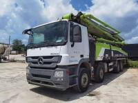 China 13750*2500*4000 Good Condition 2019 Zoomlion 56m Concrete Pump on Benz Truck for Ready Mix for sale