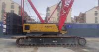 China Maximum Lifting 200 Tons 19 Years Crawler Crane with 72 Meters Main Boom and 5 Shafts for sale