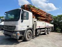 China Zoomlion 49m Used Concrete Pump Truck Concrete Mixer Machine Truck Mounted Pump 2014 for sale