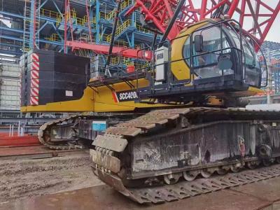 China Second Hand Lattice400 Ton Crawler Crane With Low Energy Requirements for sale