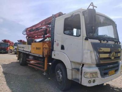 China 25m Truck Concrete Pump Mounted Beton Pump Placing Boom with Feeding Height 1400mm for sale
