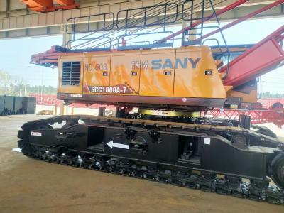China Sy Crawler Type 100 Tons Lattice Boom Crane Used With Maximum Lifting Weight 16t for sale